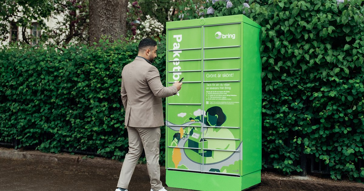 Hämta och lämna paket i Brings paketboxar - Bring.se