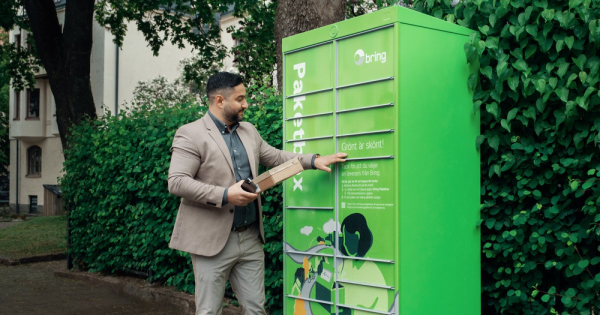 Paketbox i kassan ger dina kunder större valfrihet - Bring.se
